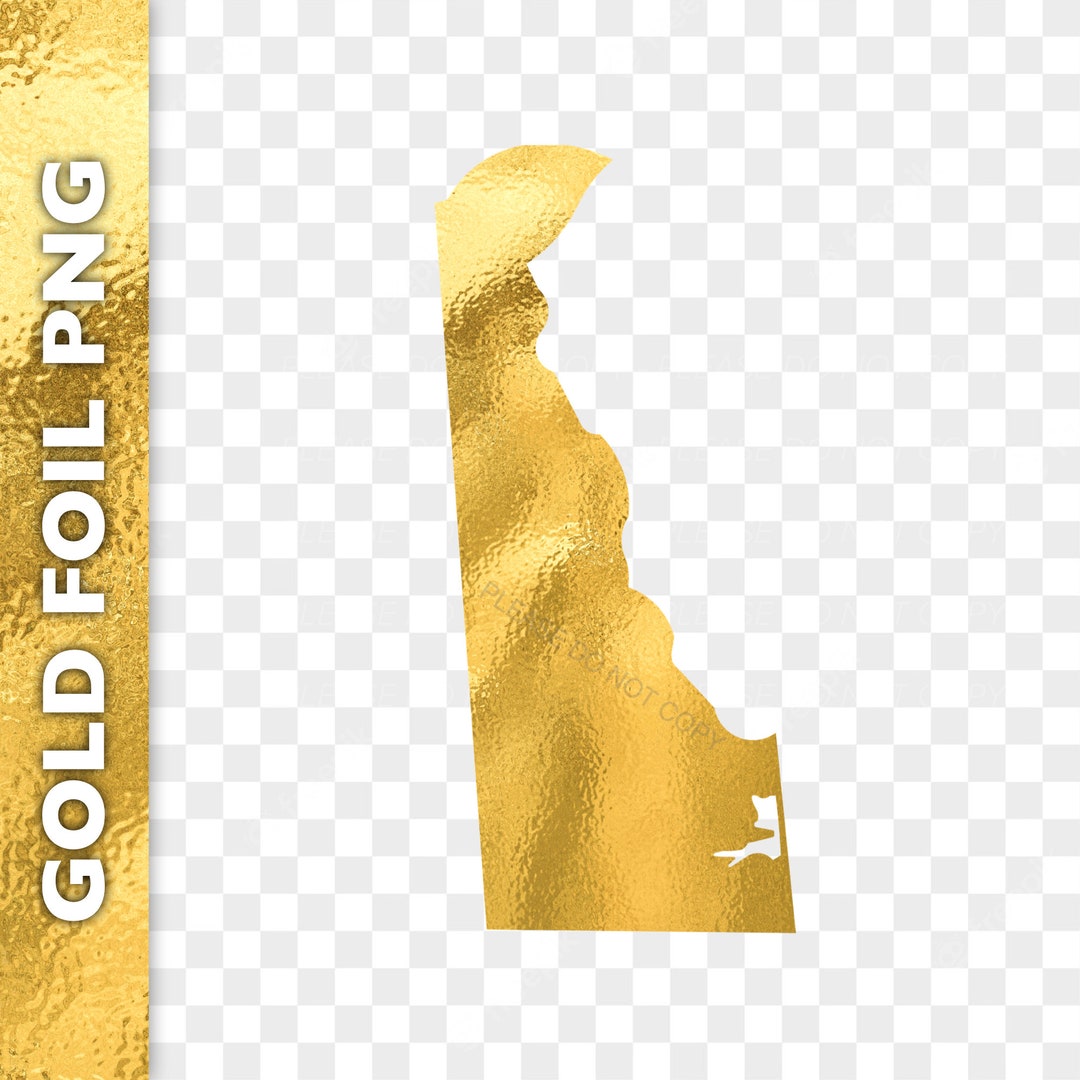 Delaware Gold Foil PNG Clipart Image | Delaware State Logo | State ...