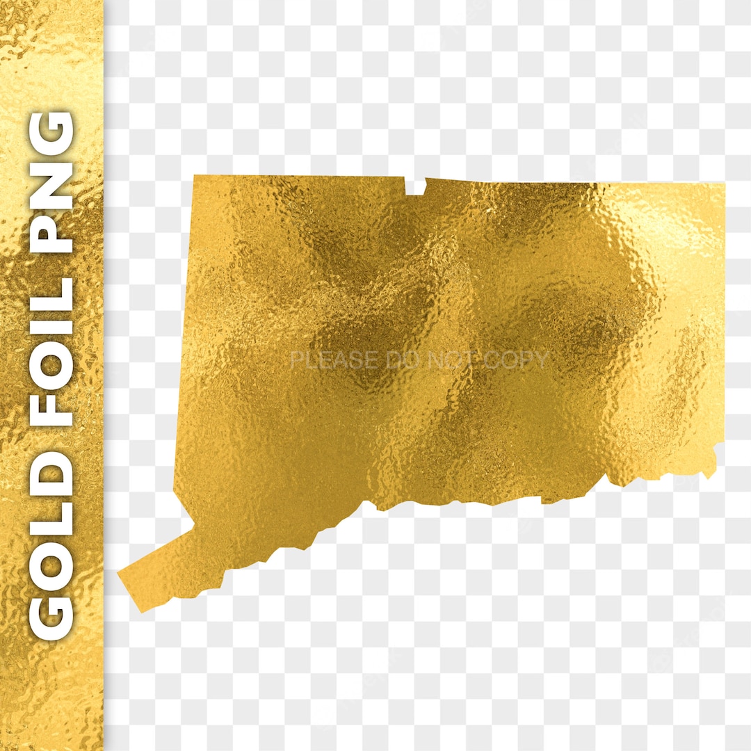 Connecticut Gold Foil PNG Clipart Image | Connecticut State Logo ...
