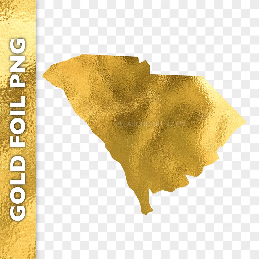 South Carolina Gold Foil PNG Clipart Image | South Carolina State Logo ...