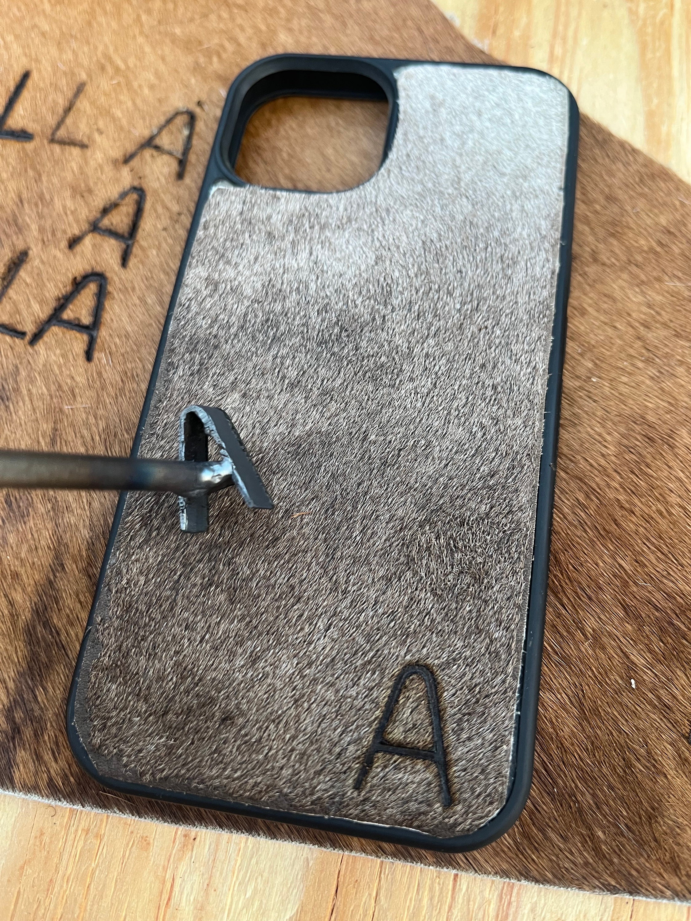 Custom Branded Cowhide Phone Cases - Etsy