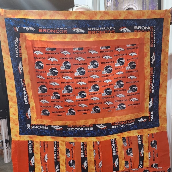 Denver Broncos Bedding - Etsy