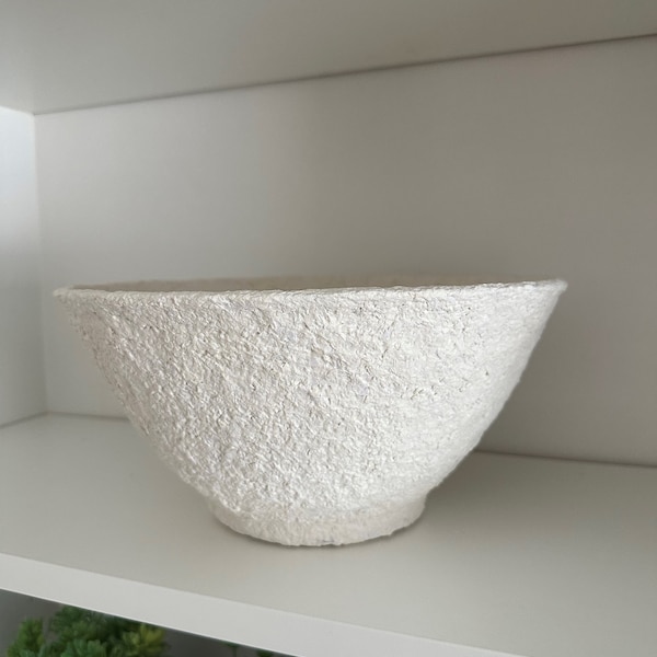 Paper Mache Decorative Bowl - Etsy