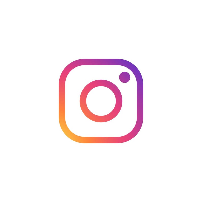 Instagram Logo Svg, Instagram Laser Cut Logo, Social Media Icon ...