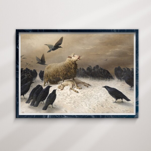 Anguish August Friedrich Print - Etsy