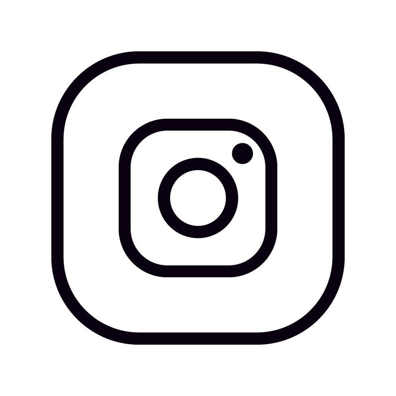 Instagram Logo Svg, Instagram Laser Cut Logo, Social Media Icon ...