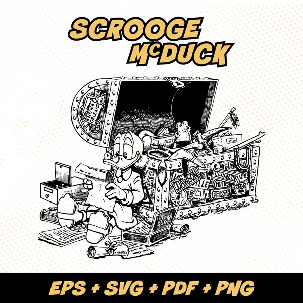 Scrooge Mcduck Design Svg - Etsy