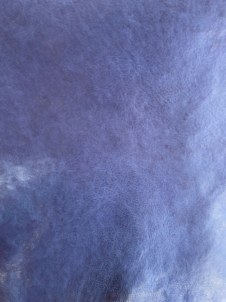 French Navy Veg Tan Sheepskin Hide - Etsy