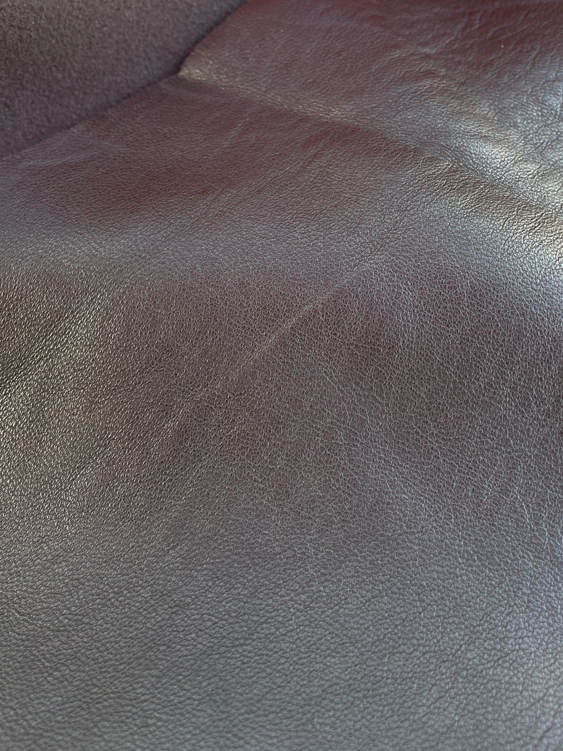 Black Semi-aniline Sheepskin (cloth Backing) - Etsy