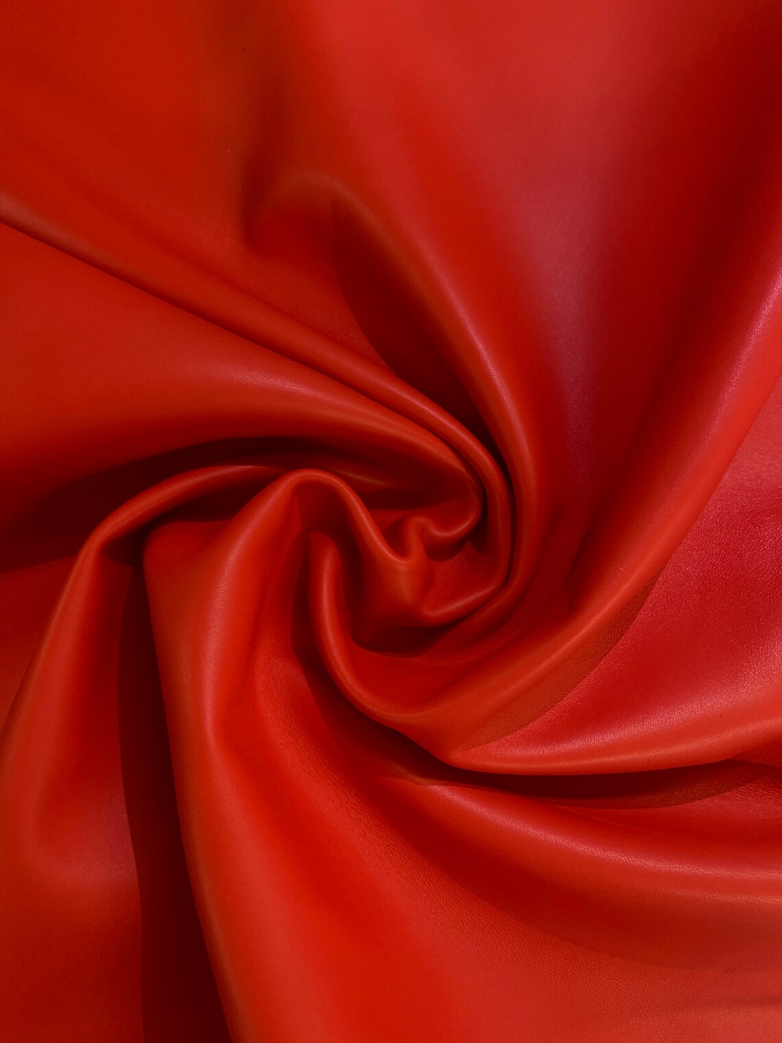 Red Leather Sheepskin Hide - Etsy