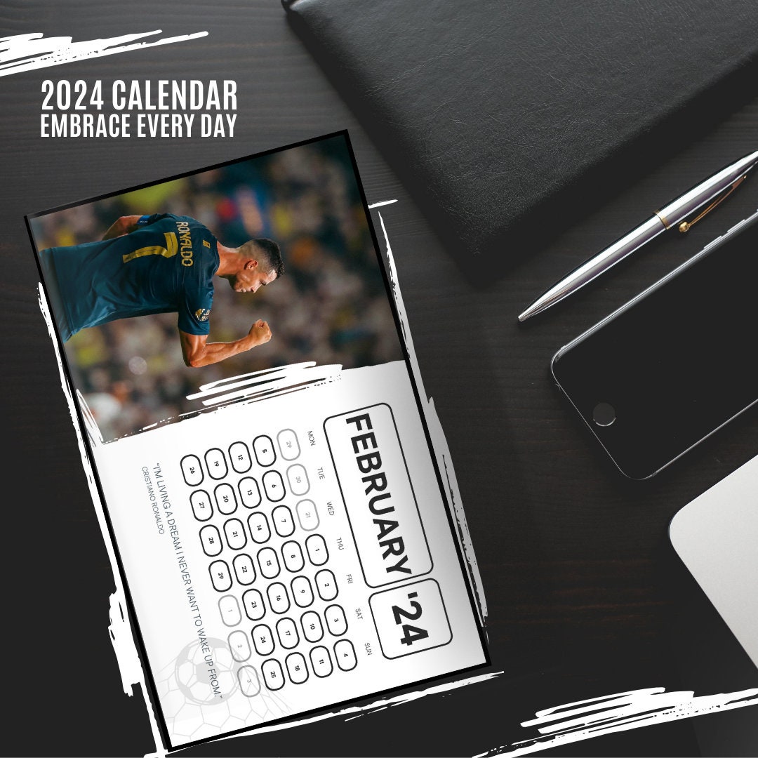 Cristiano Ronaldo Desk Calendar 2024 sold by Swami Ethnic | SKU 3788519 ...