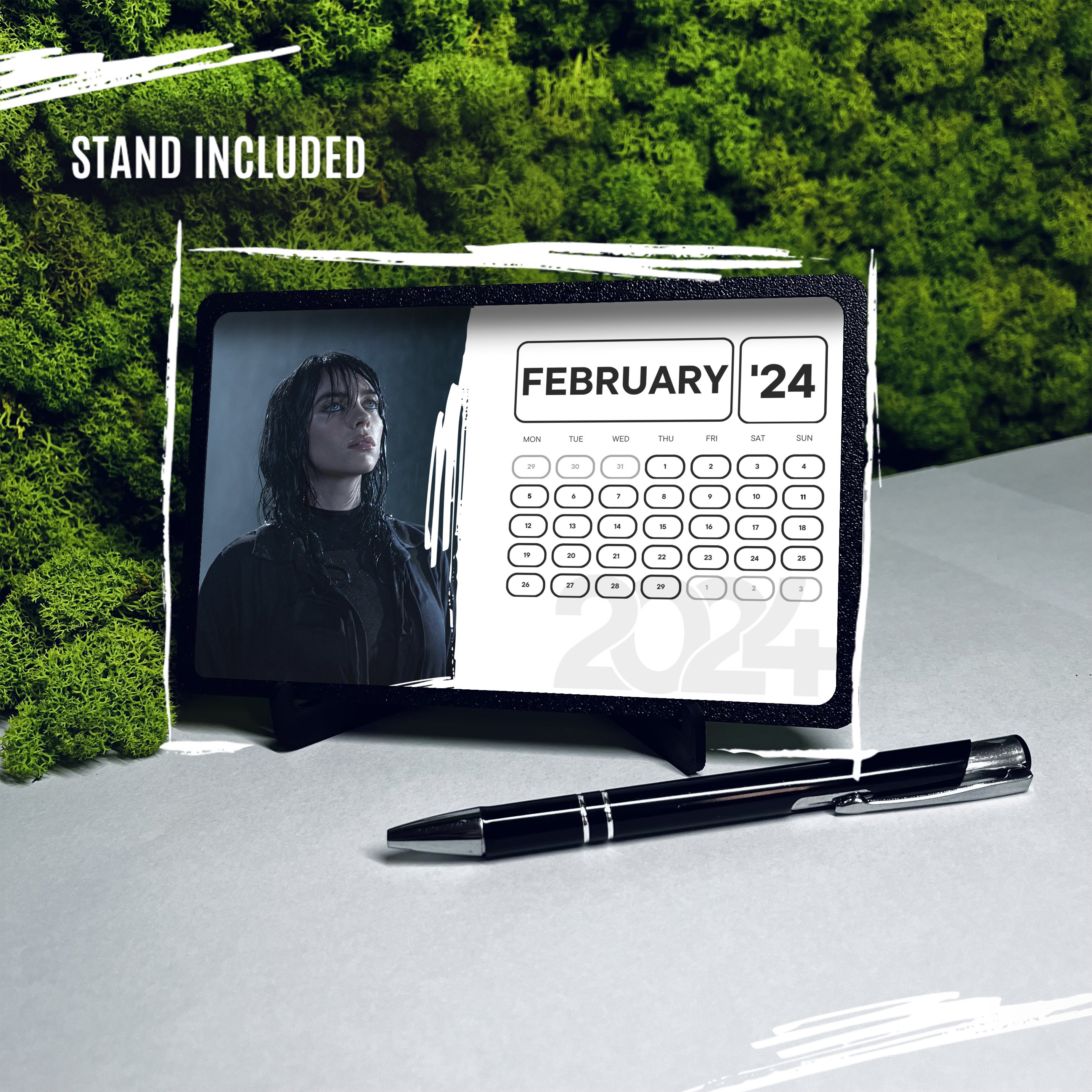 Billie Eilish Calendar 2024 Billie Desk Calendar - Etsy Ireland Billie Eilish Calendar 2024 Billie Desk Calendar - Etsy Ireland
