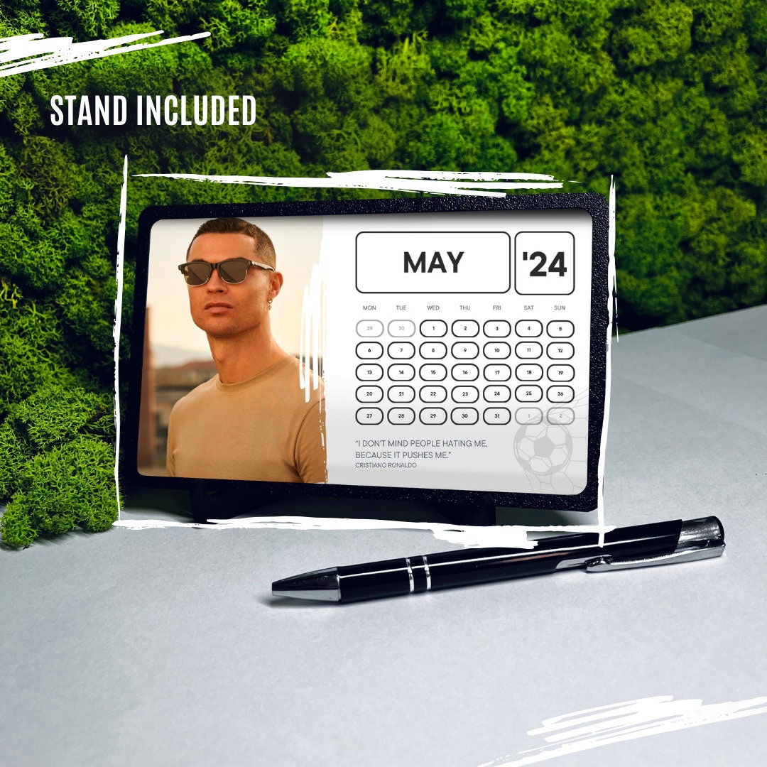 Cristiano Ronaldo Desk Calendar 2024 sold by Swami Ethnic | SKU 3788519 ...