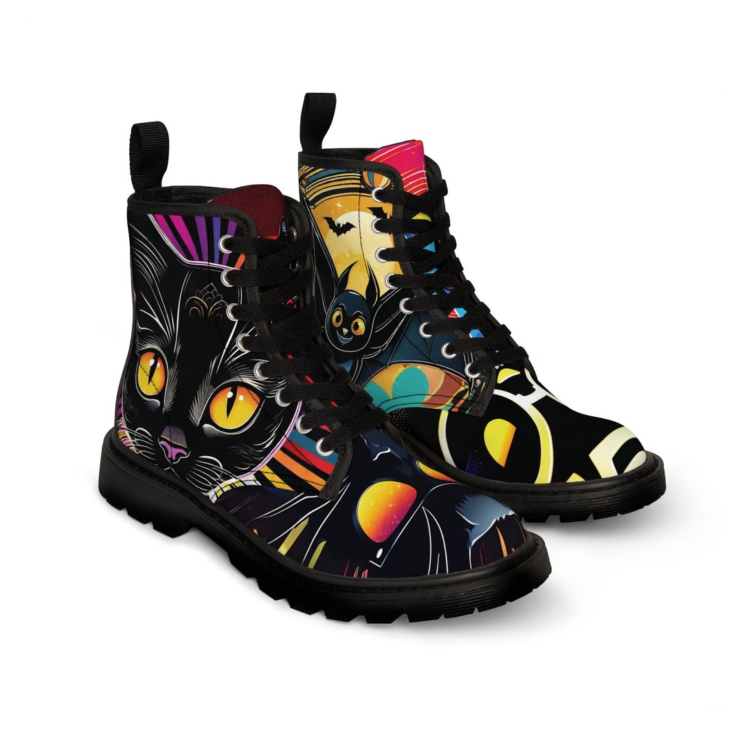 Men's Canvas Boots - Etsy