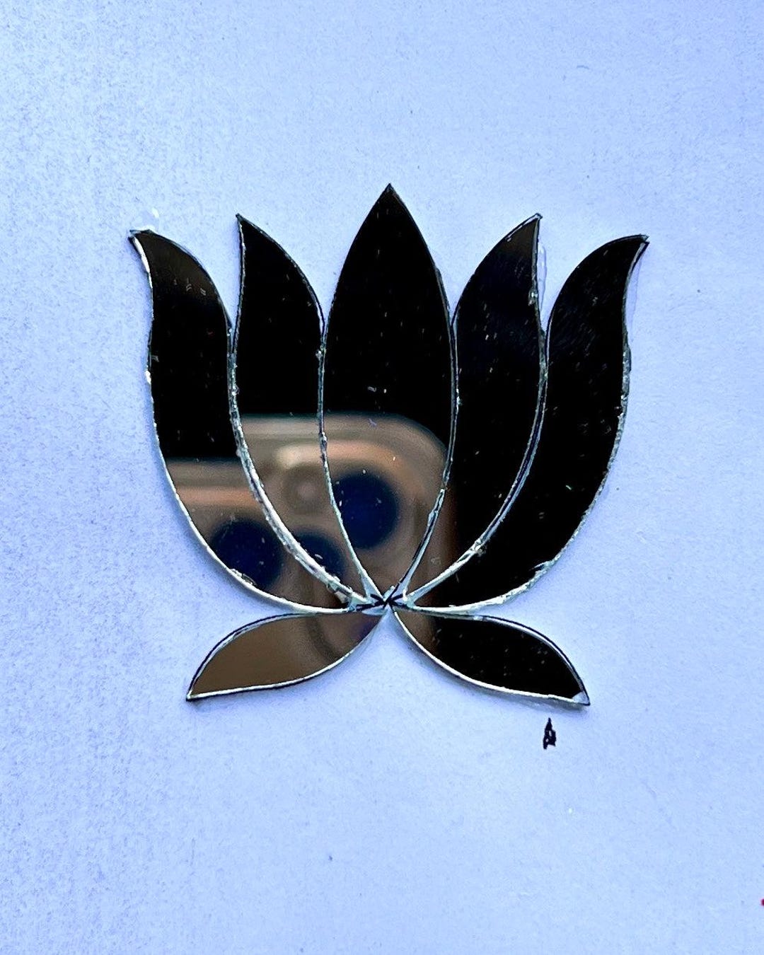 Lotus Shape Mirror for Art & Craft ,mandala Art, Lippan Art and ...