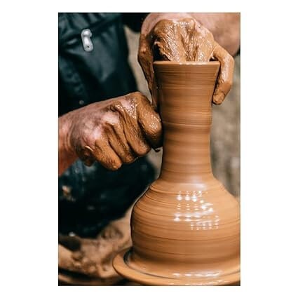 500gm Terracotta Clay ,earthern Clay,wet Clay and Natural Clay for Art ...