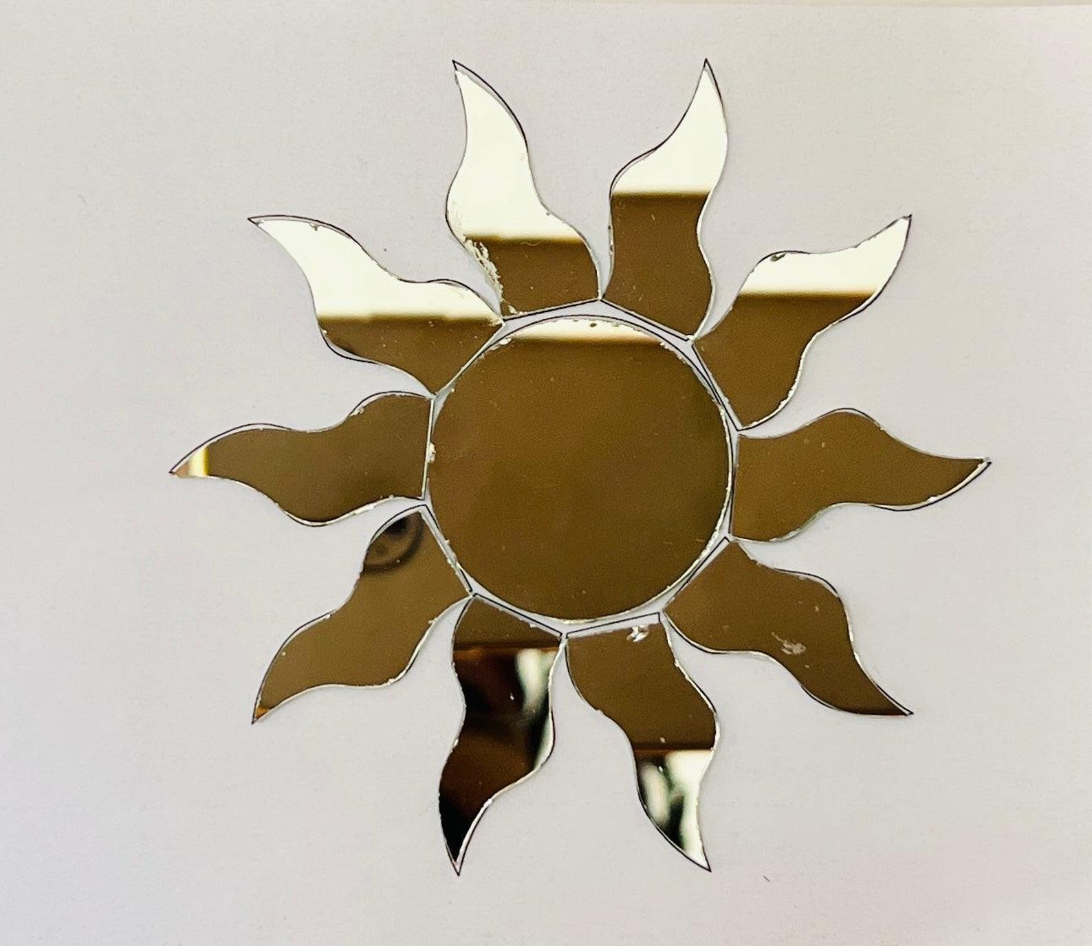 Sun Shape Mirror for Art & Craft ,mandala Art, Lippan Art and ...