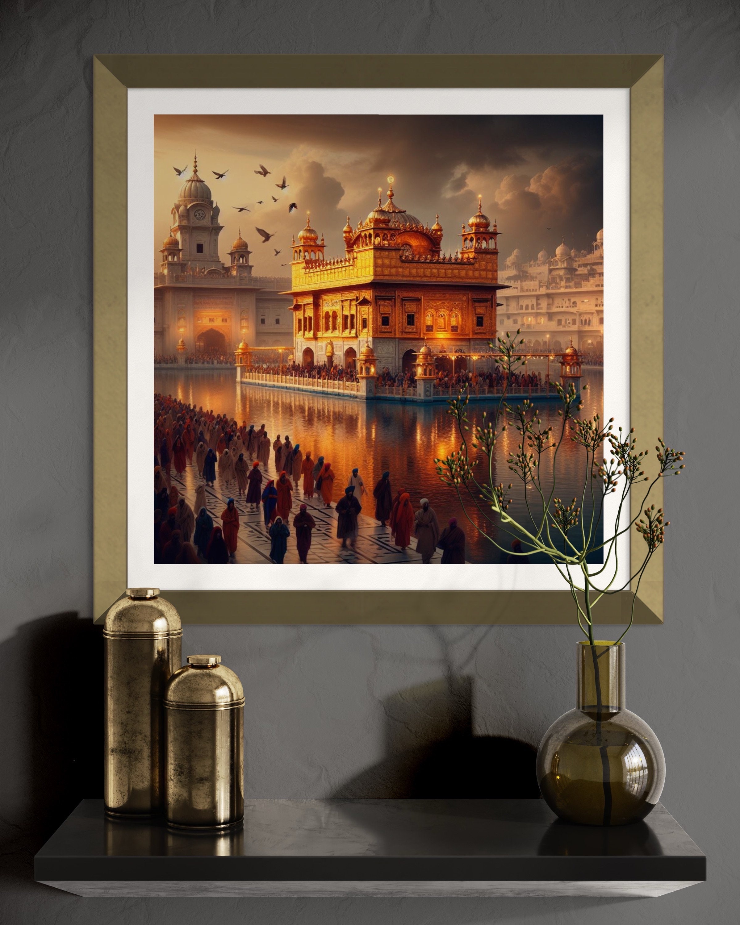 Sikh Golden Temple Wall Art Set of 3 - Sikh Golden Temple, Religious ...