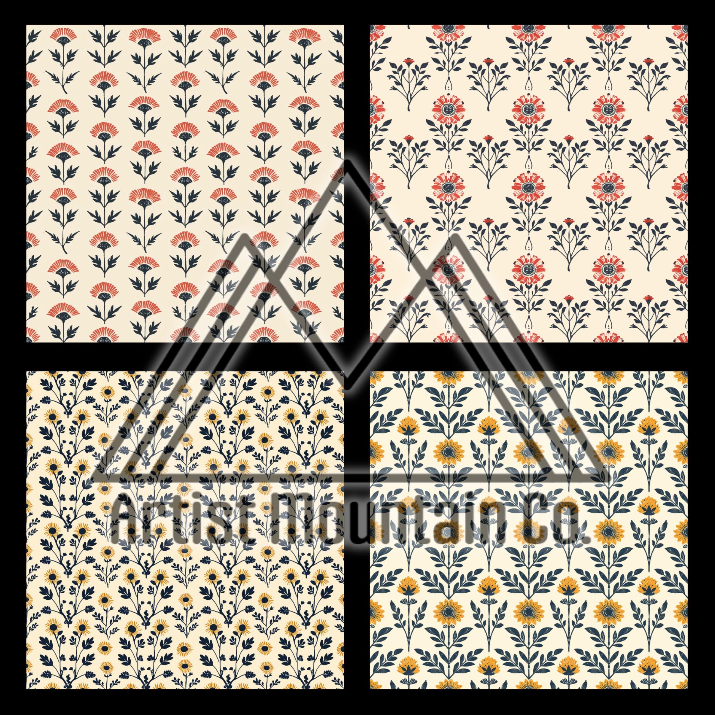 Wild Flowers, Block Print, Printmaking, Floral Motif, Crafts, DIY ...