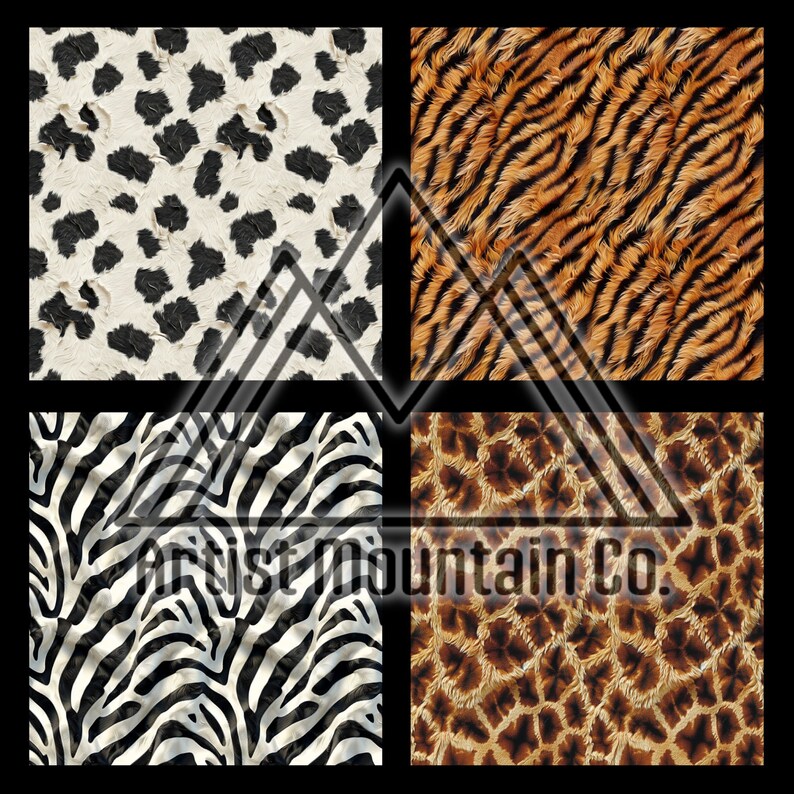 Animal Print, Animal Fur, Leopard, Zebra, Tiger, Cheetah, Cow, Giraffe ...