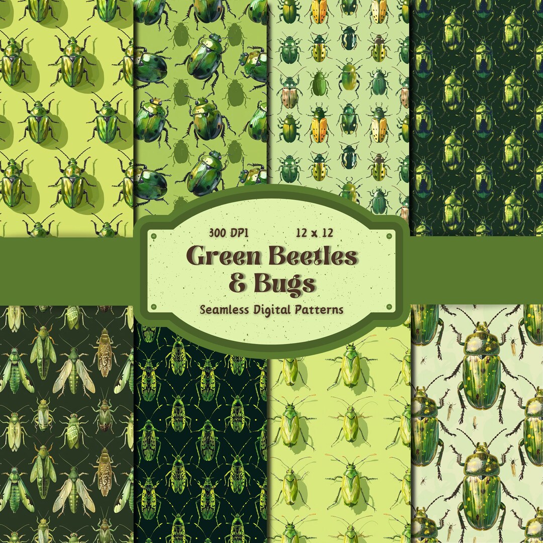 Green Beetles, Bugs, Insect, Nature, Garden, Vibrant, Crafts, DIY ...