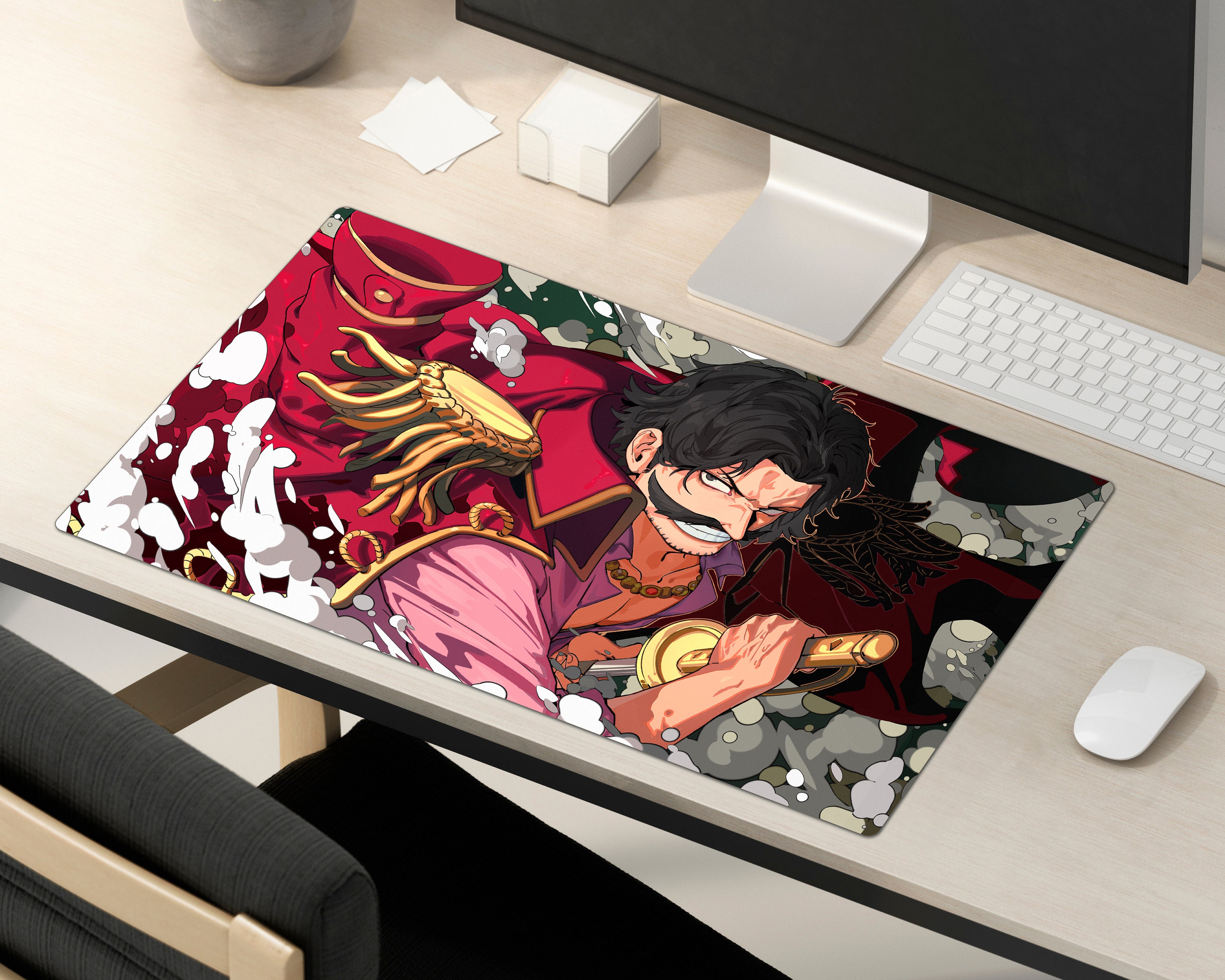 Playmat With Original Custom Art & Stitched Edges 24 X 14 Inches - Etsy