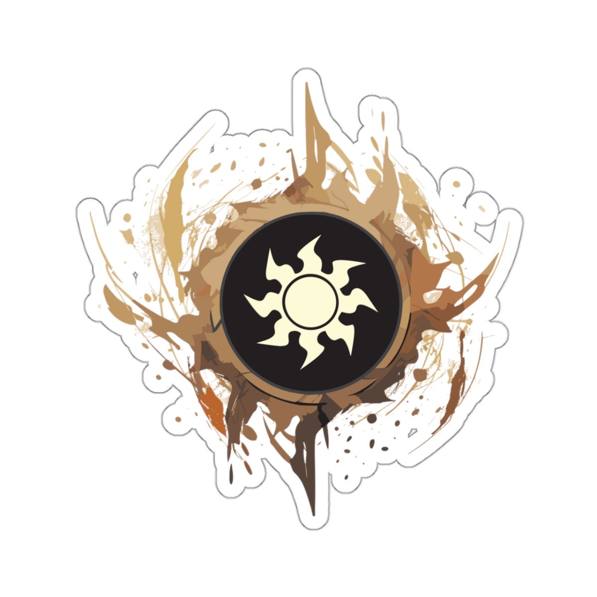 Magic the Gathering Sticker | MTG White Mana Symbol | Stickers for Deck ...