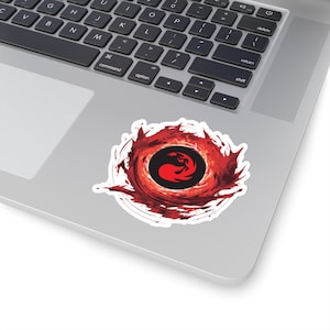 Magic the Gathering Red Mana Sticker for Deck Box, Play Mat, Etc. - Etsy