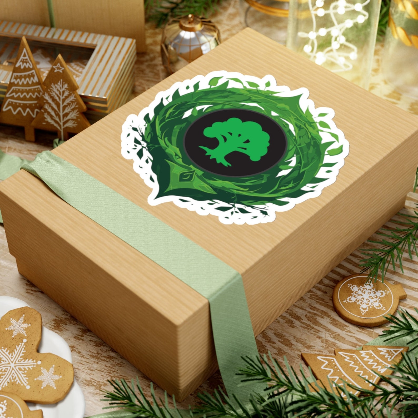 Magic the Gathering Sticker | MTG Green Mana Symbol | Stickers for Deck ...