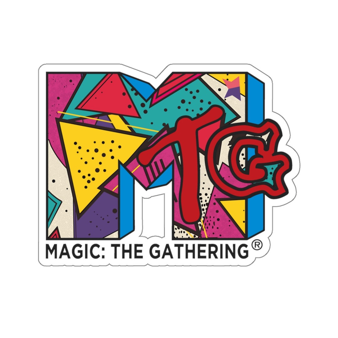 Magic the Gathering MTV Pun Sticker for Deck Box, Decoration, Etc. - Etsy