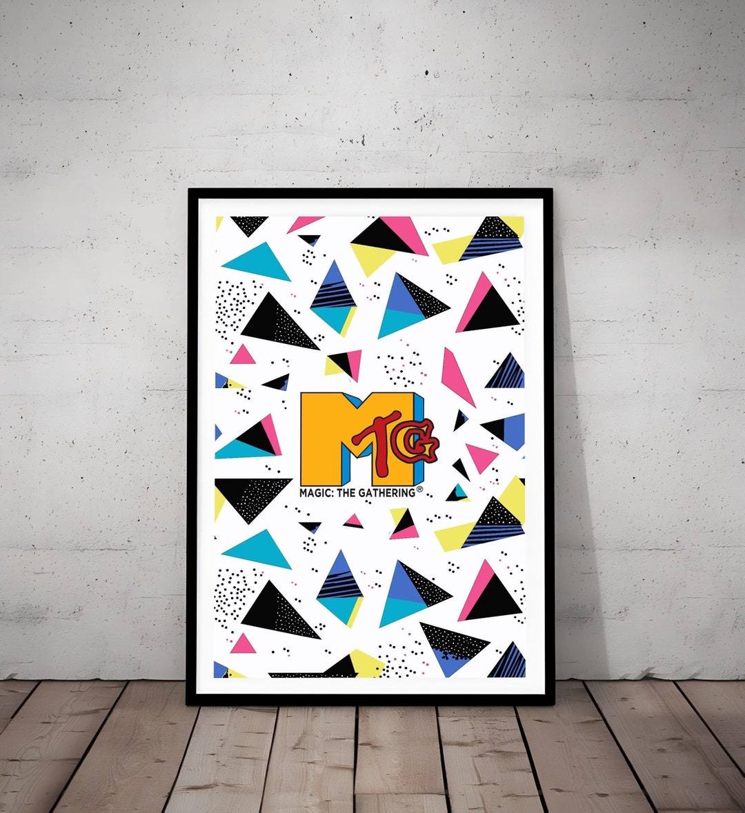 Magic the Gathering X MTV Poster Crossover | Funny Gift for Player or ...
