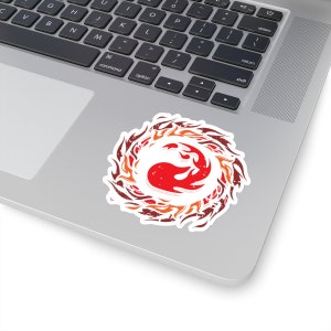 Magic: the Gathering Red Mana Symbol Sticker for Deck Box, Decor ...
