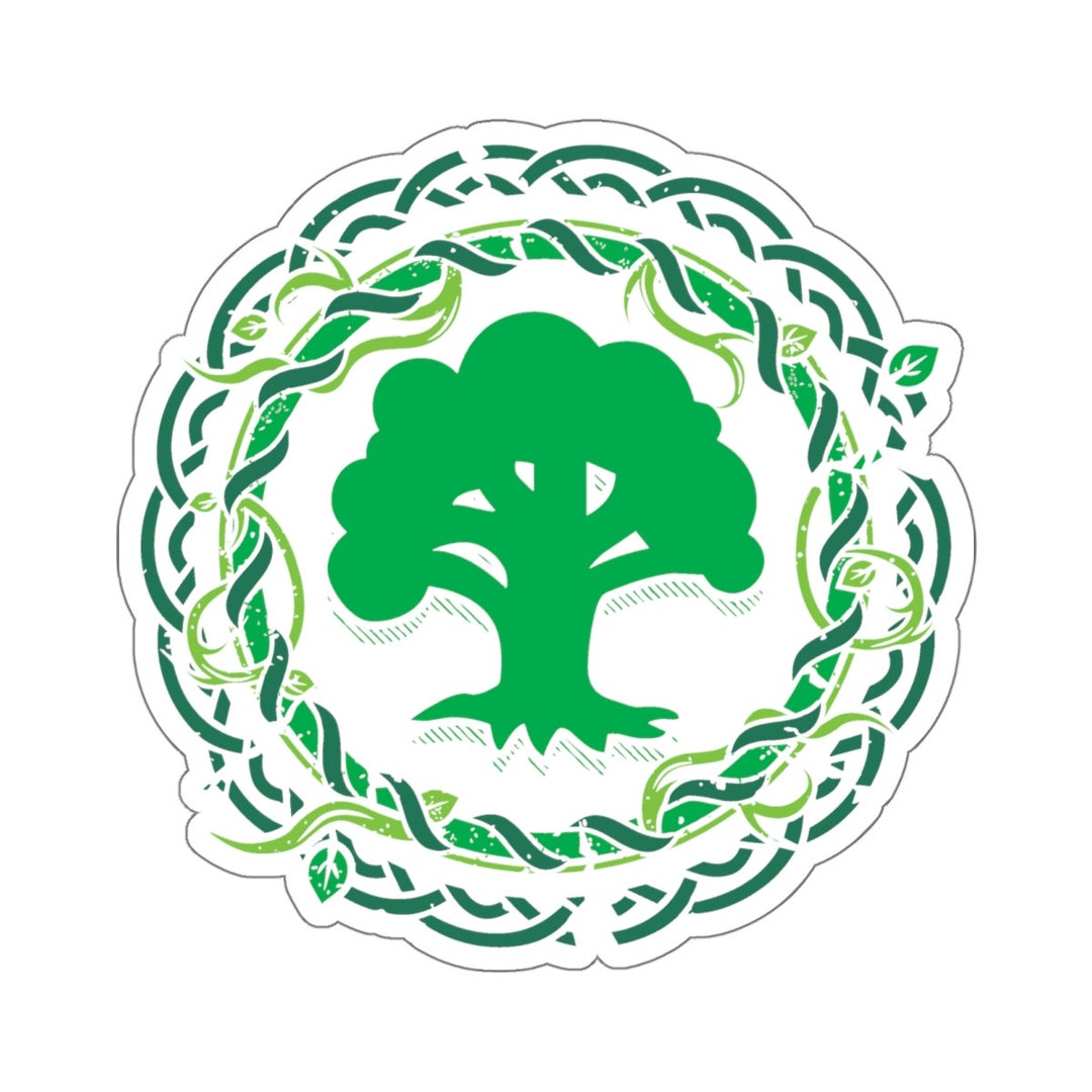 Magic the Gathering Sticker | MTG Green Mana Symbol | Stickers for Deck ...