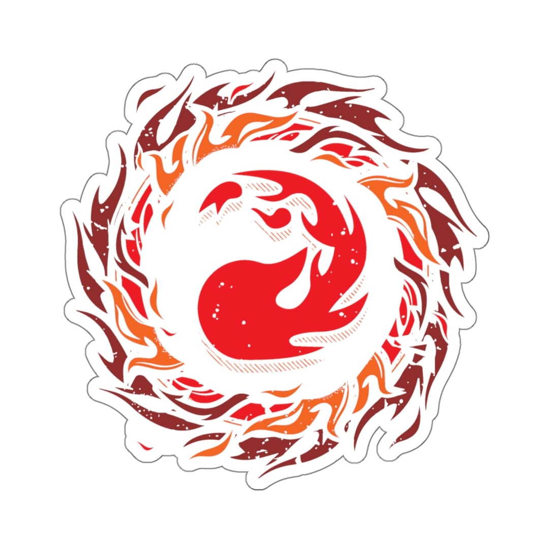 Magic: the Gathering Red Mana Symbol Sticker for Deck Box, Decor ...