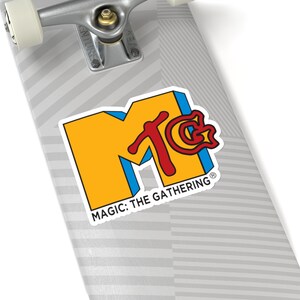 Magic the Gathering Sticker | Custom MTV X MTG Logo Design | Stickers ...