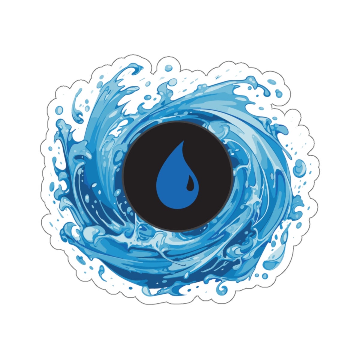 Magic the Gathering Sticker | MTG Blue Mana Symbol | Stickers for Deck ...