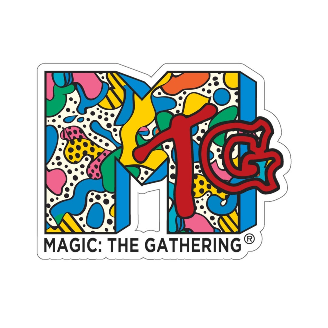 Magic the Gathering MTV Pun Sticker for Deck Box, Decoration, Etc. - Etsy