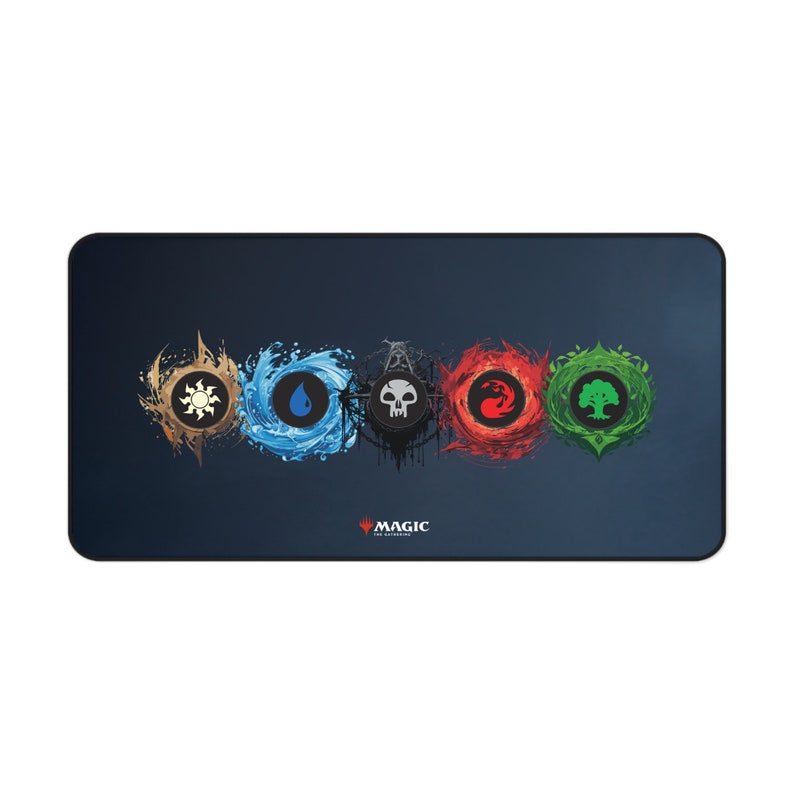 Magic the Gathering Desk Mat Decor | Custom Mana Symbol Collection - Etsy