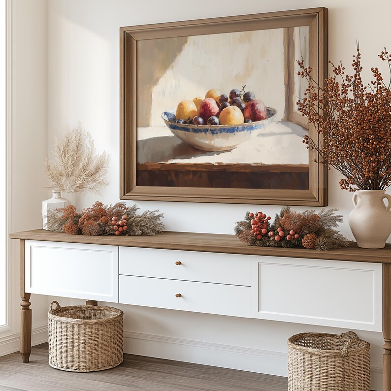 Vintage '19th Century' Indoor Still Life - Printable Farmhouse Kitchen ...