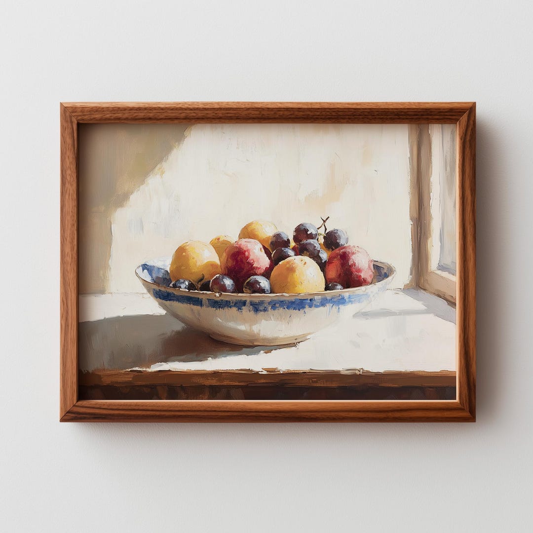 Vintage '19th Century' Indoor Still Life - Printable Farmhouse Kitchen ...