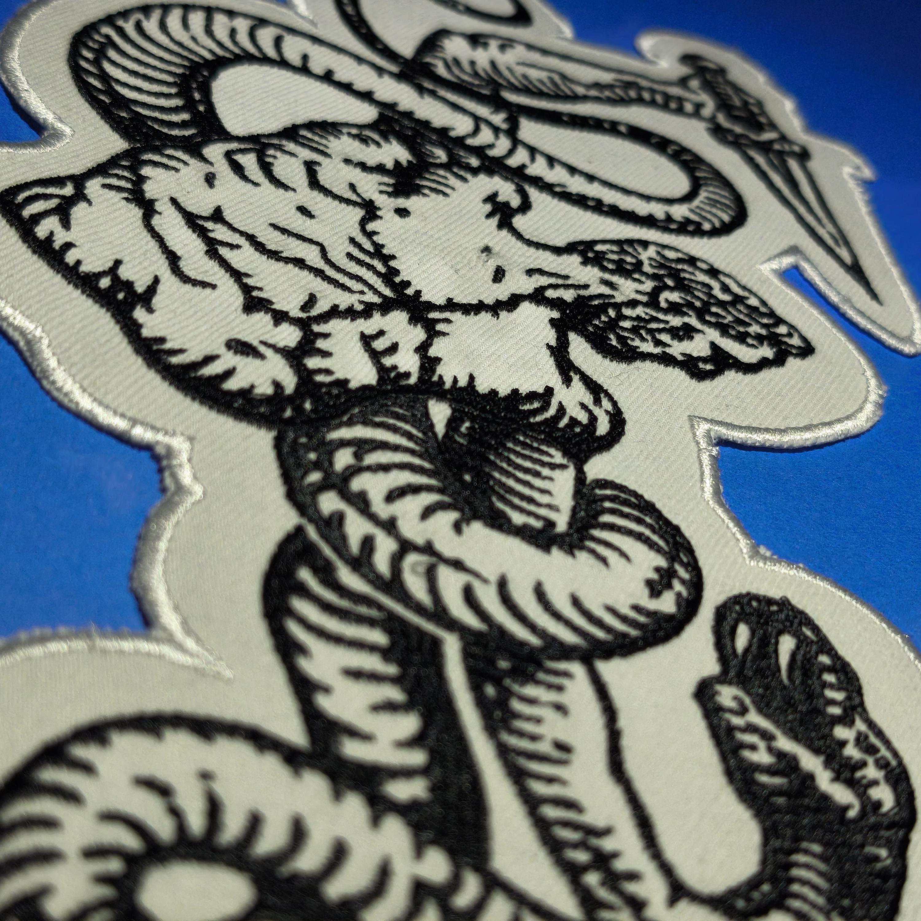 Hercules Killing Snake Patch, Mythology Large Jackets Patch, İron-on ...