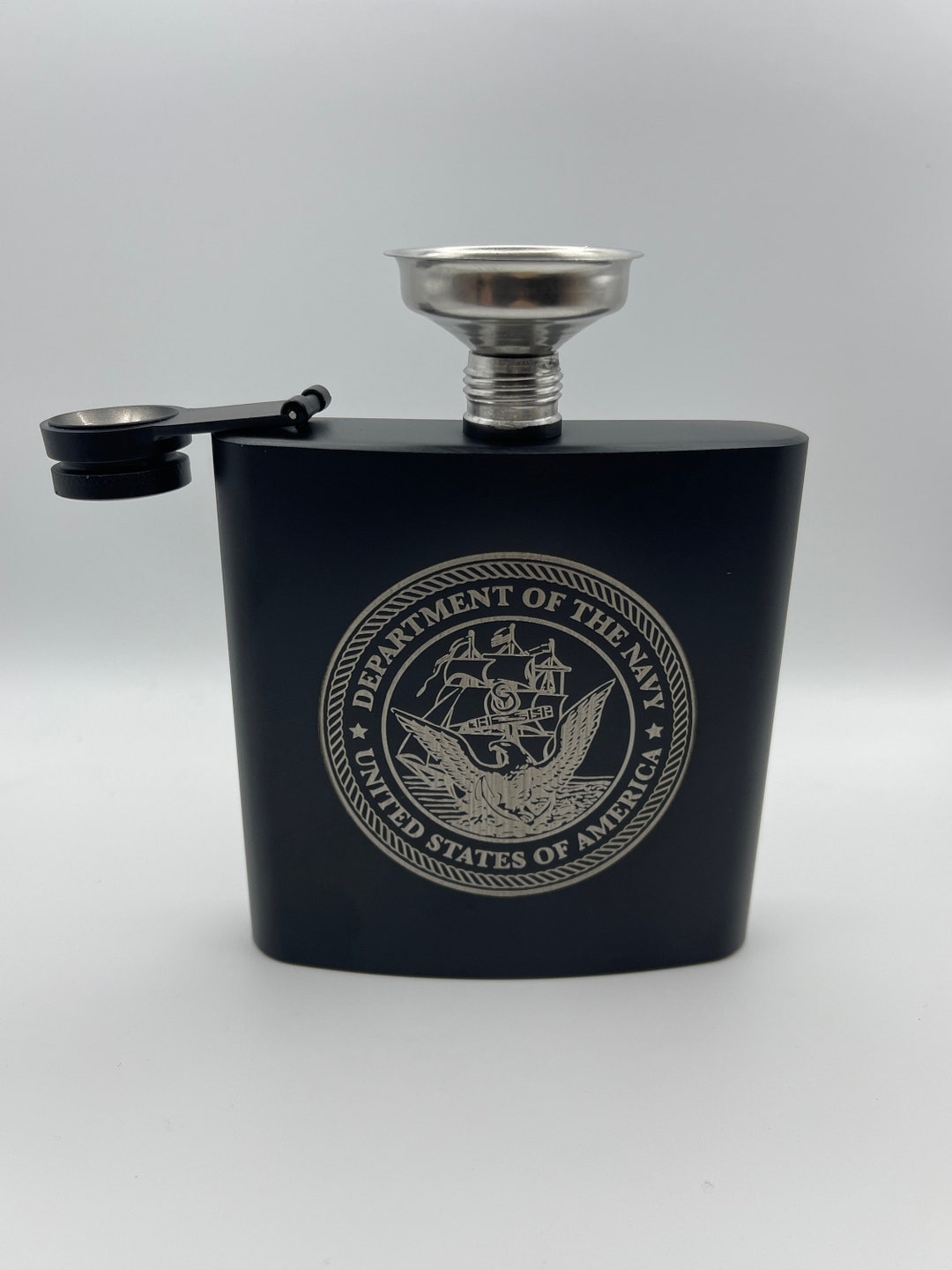 Navy Flask Patriotic Military Insignia 2nd Amendment - Etsy