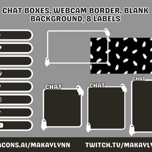 Animated Spooky Ghost Twitch Overlays & Scenes - Stream Starting, Be ...