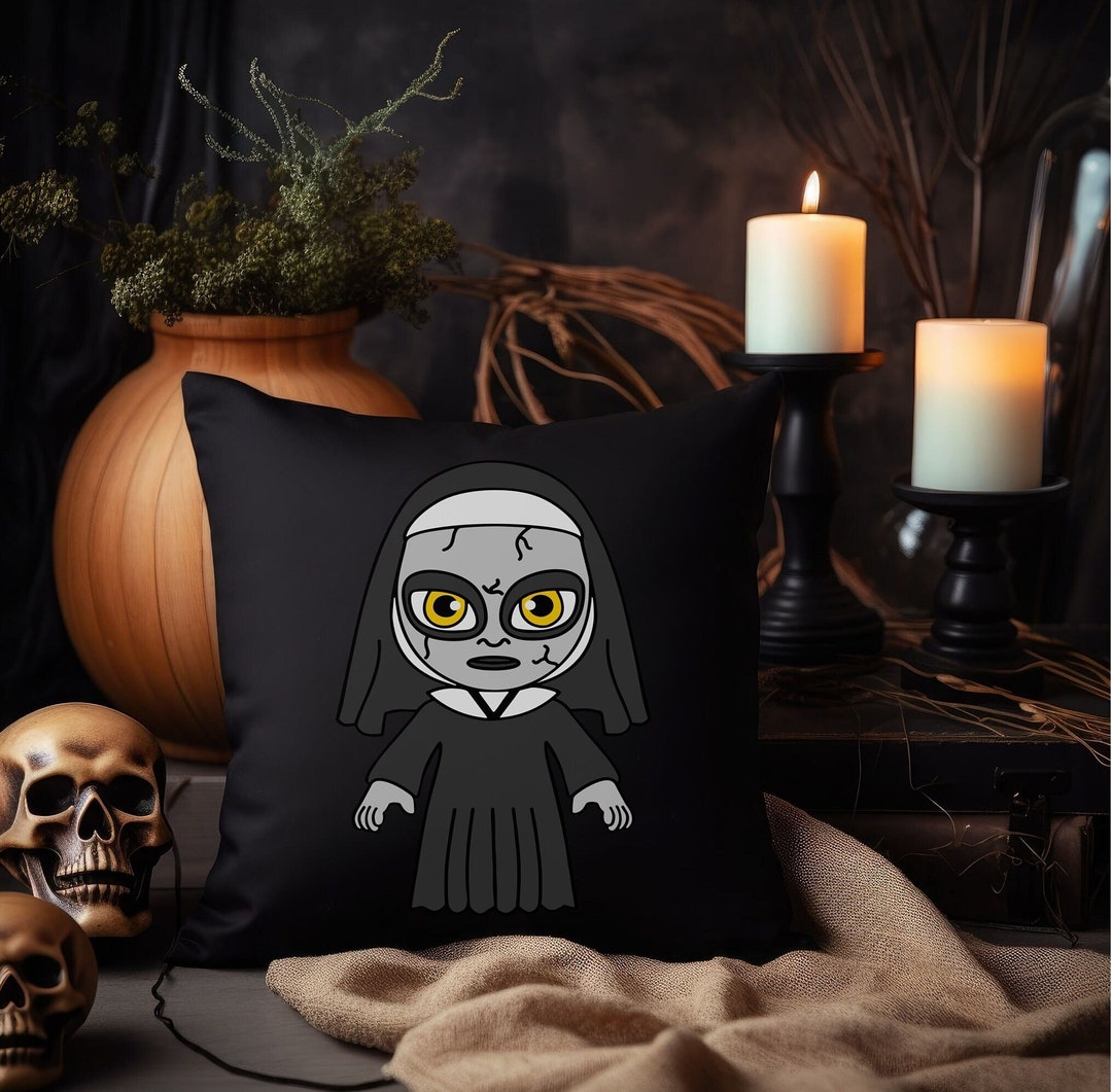 The Nun Pillow, Halloween Pillow, Scary Pillow, Pillow for Horror Fans ...