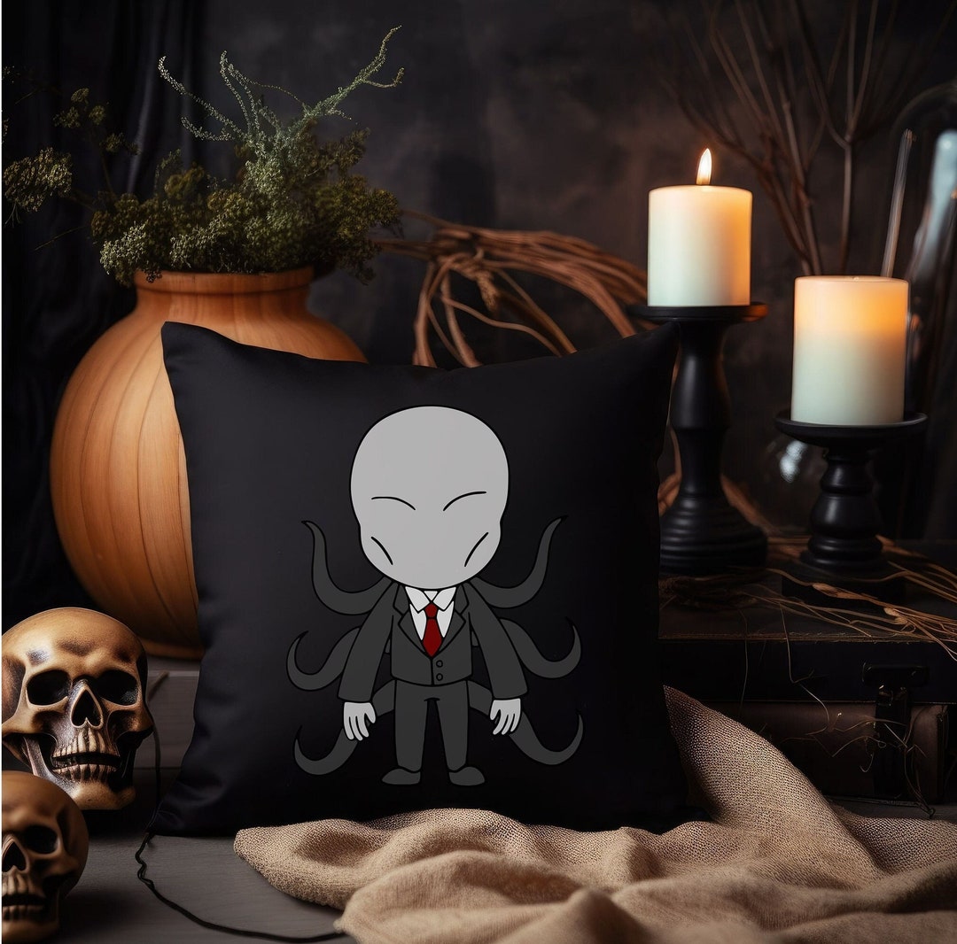 Slender Man Pillow, Horror Themed Pillow, Horror Movie Pillow, Creepy ...