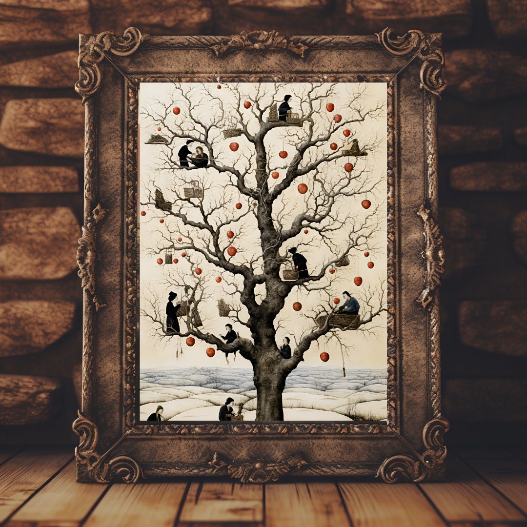 The Crimson Tree - Etsy