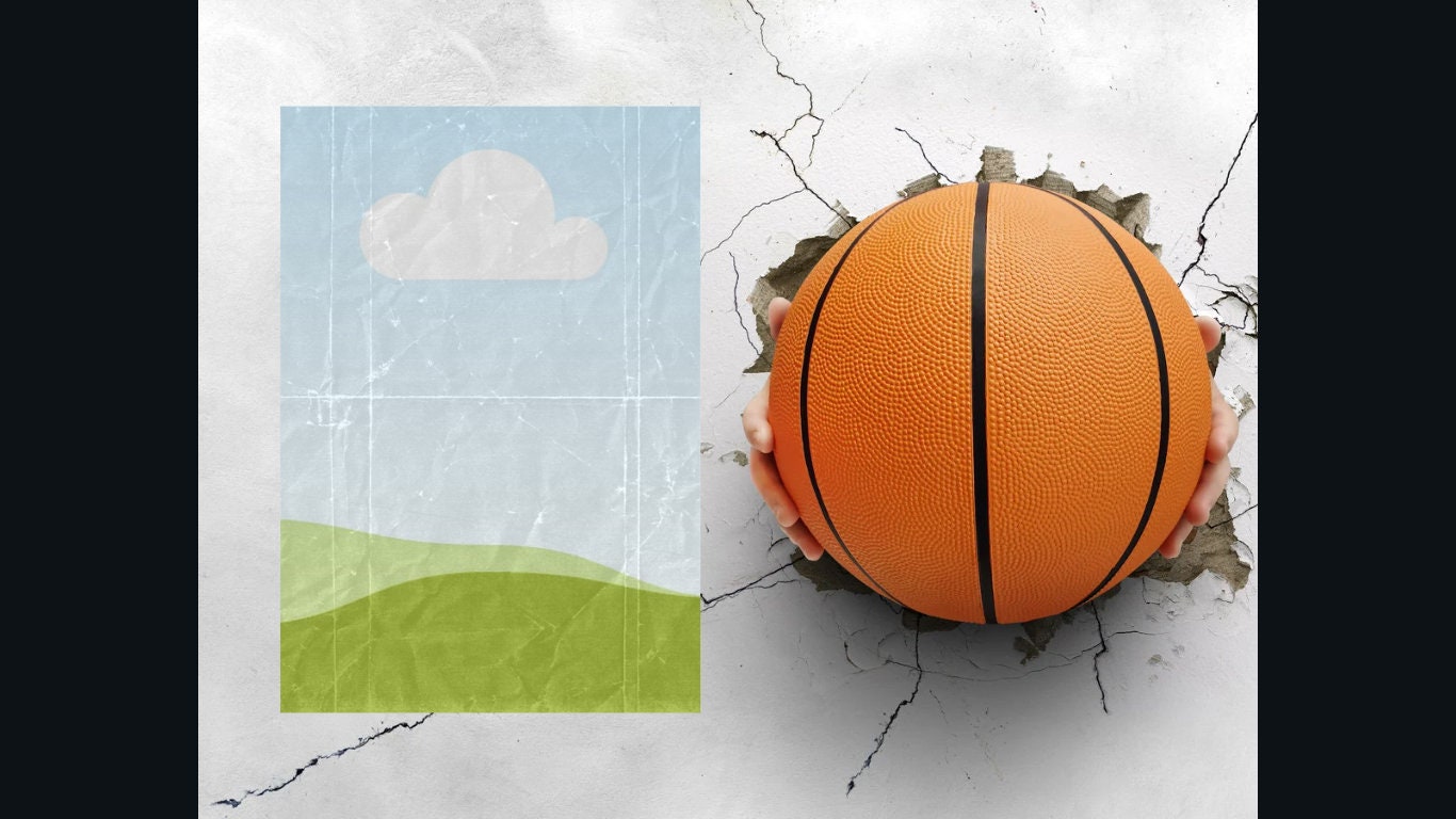 DIGITAL Basketball Photobook Template to Personalize. Plantilla álbum ...