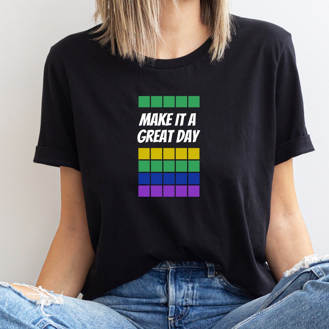 NYT Wordle, Wordle Shirt, Connections Game, NYT Connections, Wordle ...