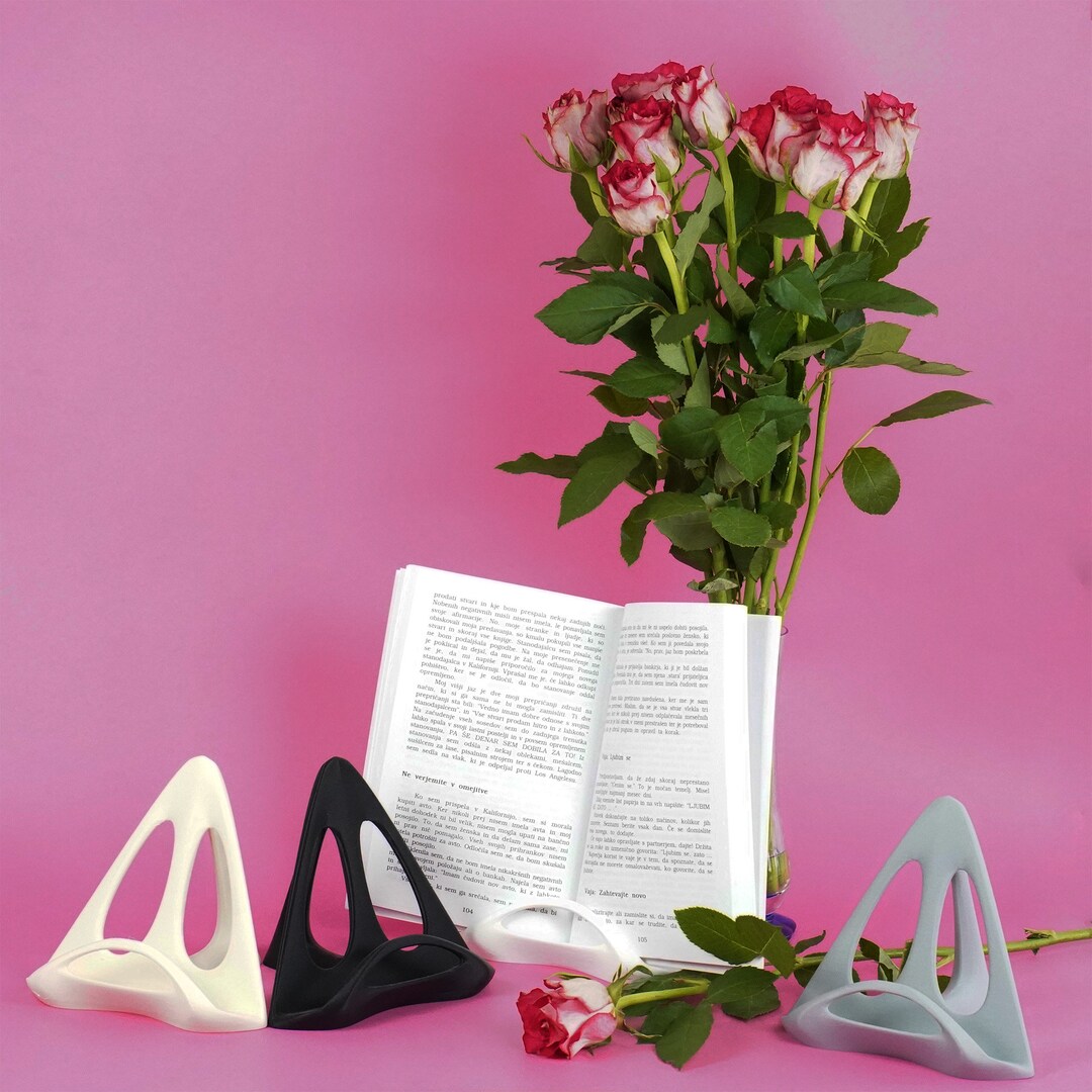Book Holder, Tablet Stand, Book Stand, Tablet Holder, 3d Printed, 3d ...
