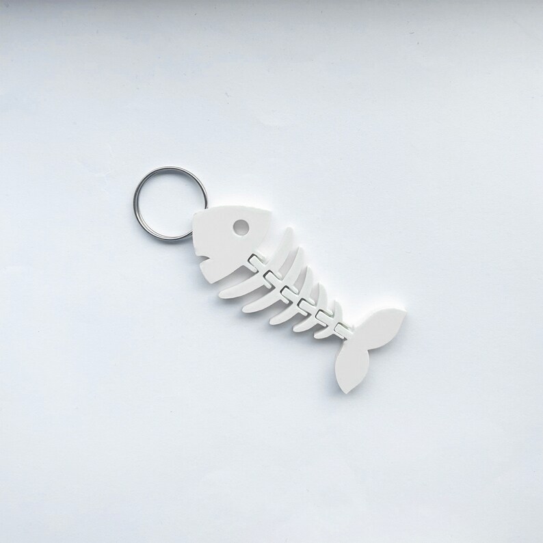 Keychain, Fish Keychain, Flexy Fish Keychain, Flexi Fish Keychain ...