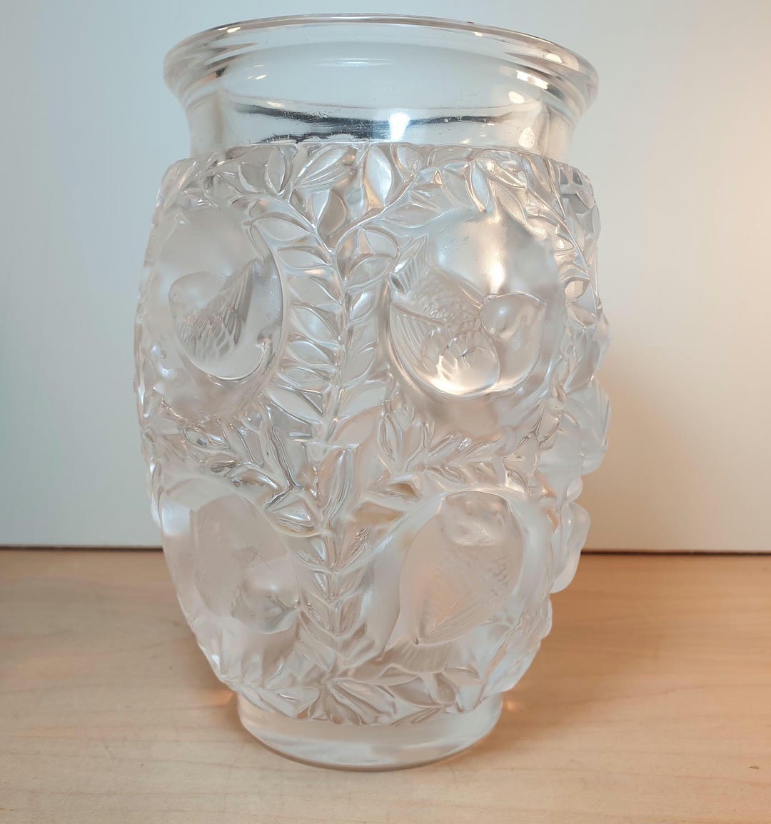 LALIQUE, France. Vase 'bagatelle', Crystal Glass, Around 1990, Signed ...